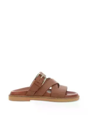 POLLINI Buckle-strap Flat Sandals