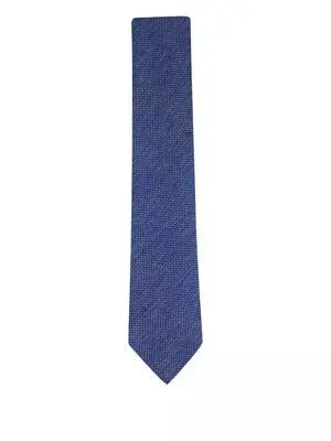 Zegna Textured Tie - Blue