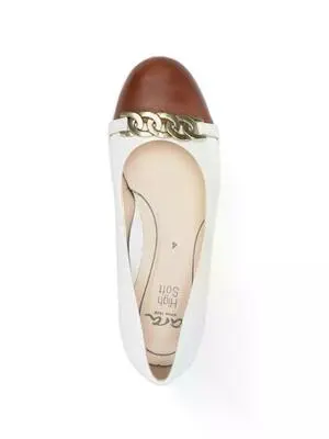 ARA Chain-link Detail Ballet Flats