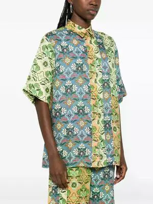 ALEMAIS Ali Spliced Floral Shirt
