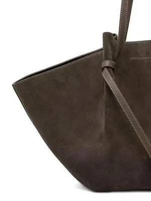 Yuzefi Mochi Suede Shoulder Bag - Brown
