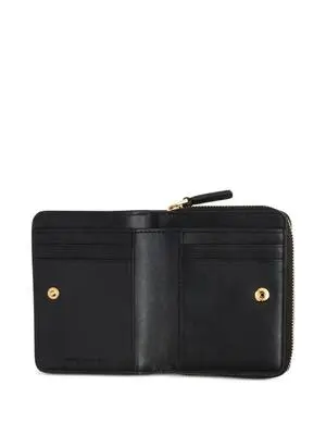 Marc Jacobs The Leather Mini Compact Wallet - Black