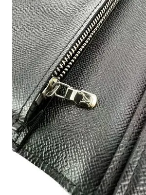 LOUIS VUITTON Brazza Leather Wallet - Black
