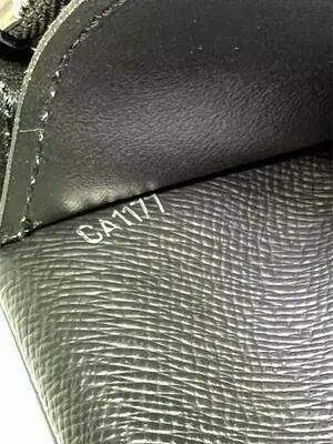 LOUIS VUITTON Brazza Leather Wallet - Black