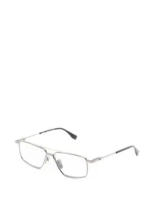 Dita Artek Geometric-frame Eyeglasses - Silver