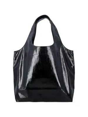 A.p.c. Ninon Logo Print Tote Bag - Black