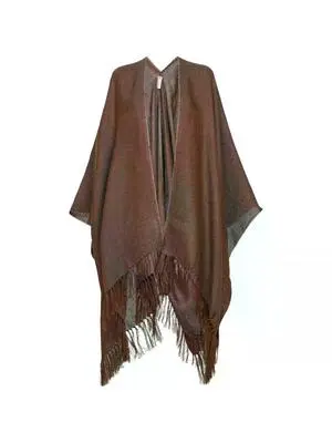 Brunello Cucinelli Fringed-hem Poncho