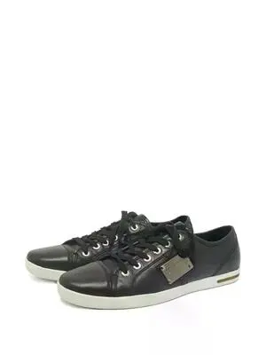 Dolce & Gabbana Leather Lace-up Sneakers