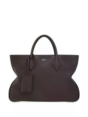 FERRAGAMO Logo-print Tote Bag - Brown