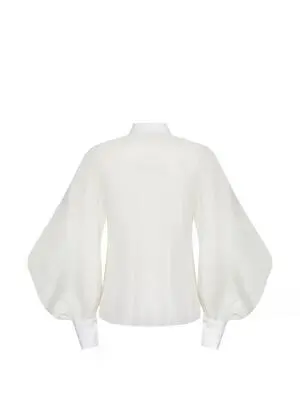 Brunello Cucinelli Button Bishop-sleeves Shirt