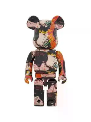 MEDICOM TOY X The Rolling Stones Love You Live Printed Bearbrick - Neutrals