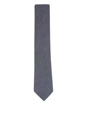 Zegna Textured Tie - Blue