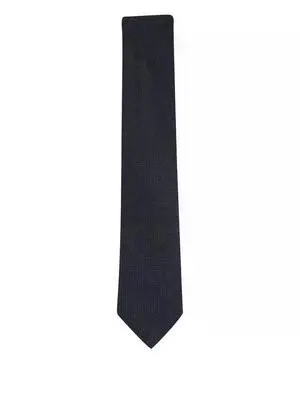 Zegna Striped Tie - Black
