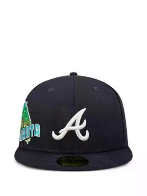 New Era Atlanta Braves Stateview 59fifty Baseball Cap - Blue