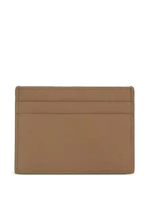 Loewe Cat-motif Card Holder - Brown
