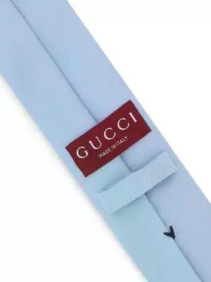 Gucci Pointed-tip Tie - Blue