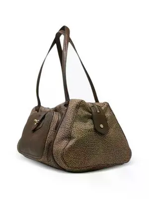 Borbonese Printed Shoulder Bag - Brown