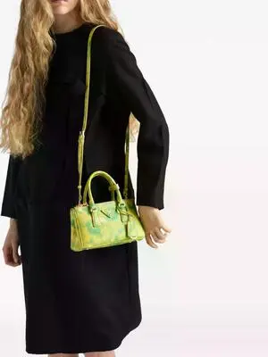 Prada Mini Galleria Printed Tote Bag