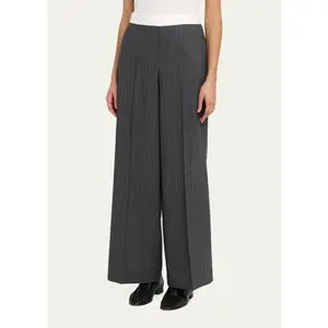 Officine Générale Rosa Pinstripe Wool Pants