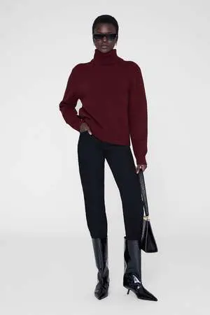 ANINE BING Idra Sweater - Cabernet