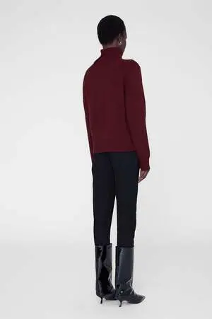 ANINE BING Idra Sweater - Cabernet