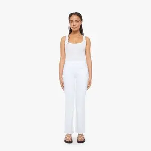 Women's White High-Rise Jeans