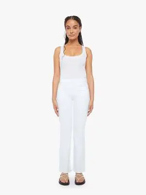 MOTHER Petites The Lil Kick It Jeans - White