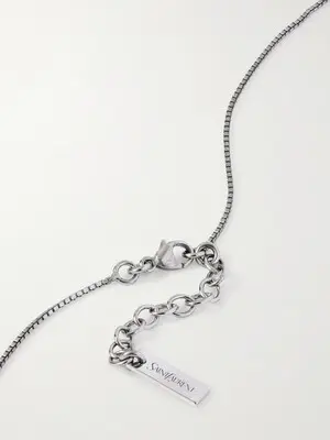 Saint Laurent Pineapple Enamel Necklace