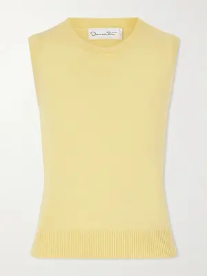 Oscar De La Renta Wool Tank