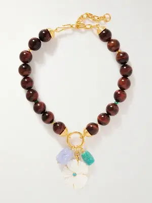 LIZZIE FORTUNATO Desert Bloom Stone Necklace - Multi