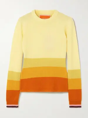 La DoubleJ Striped Cashmere Sweater