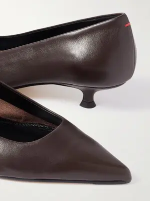 AeydĒ Cari Leather Pumps - Brown