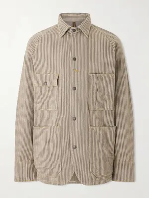 Kapital Pinstriped Twill Jacket - Gray