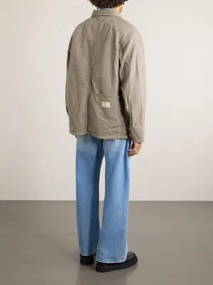 Kapital Pinstriped Twill Jacket - Gray
