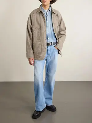 Kapital Pinstriped Twill Jacket - Gray