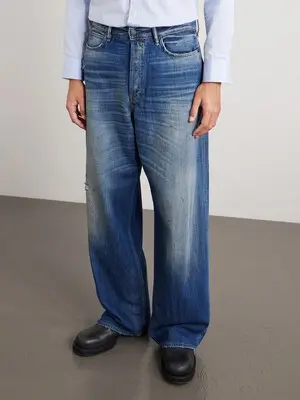 Acne Studios Straight-leg Distressed Jeans