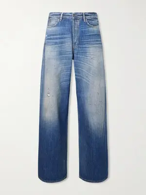 Acne Studios Straight-leg Distressed Jeans - Blue