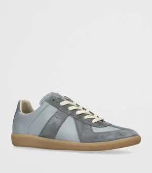 MAISON MARGIELA Suede Replica Sneakers - Grey