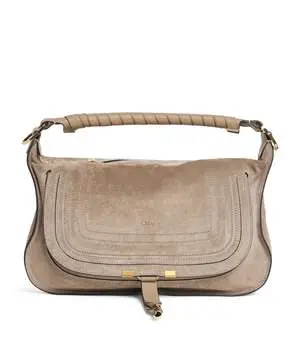 Chloé Small Marcie Shoulder Bag - Brown