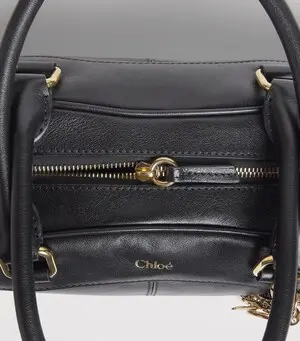 Chloé Leather Top-handle Bowling Bag