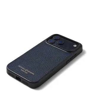 ASPINAL OF LONDON Grained Leather Iphone 17 Pro Case