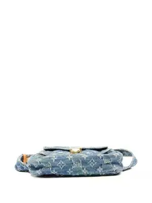 LOUIS VUITTON 2007 Monogram Belt Bag - Blue