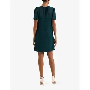 PHASE EIGHT Layered Woven Mini Dress