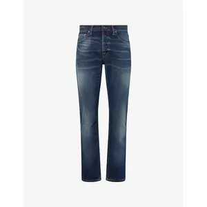 Nudie Jeans Solid Ollie Straight-leg Denim Jeans