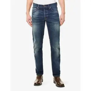 Nudie Jeans Solid Ollie Straight-leg Denim Jeans