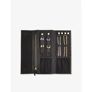 Whistles Logo-embossed Leather Jewellery Wrap