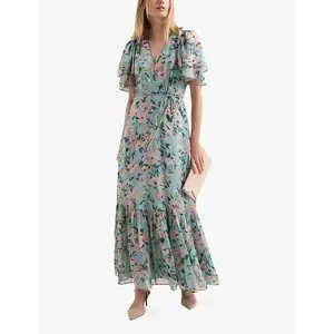 PHASE EIGHT Floral-print Woven Midi Dress