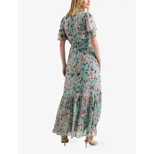 PHASE EIGHT Floral-print Woven Midi Dress