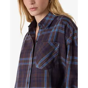 Whistles Checked Brushed Cotton Shirt - Multi-coloured