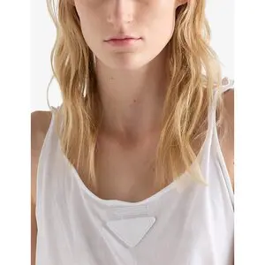Prada Cotton Jersey Tank Top
